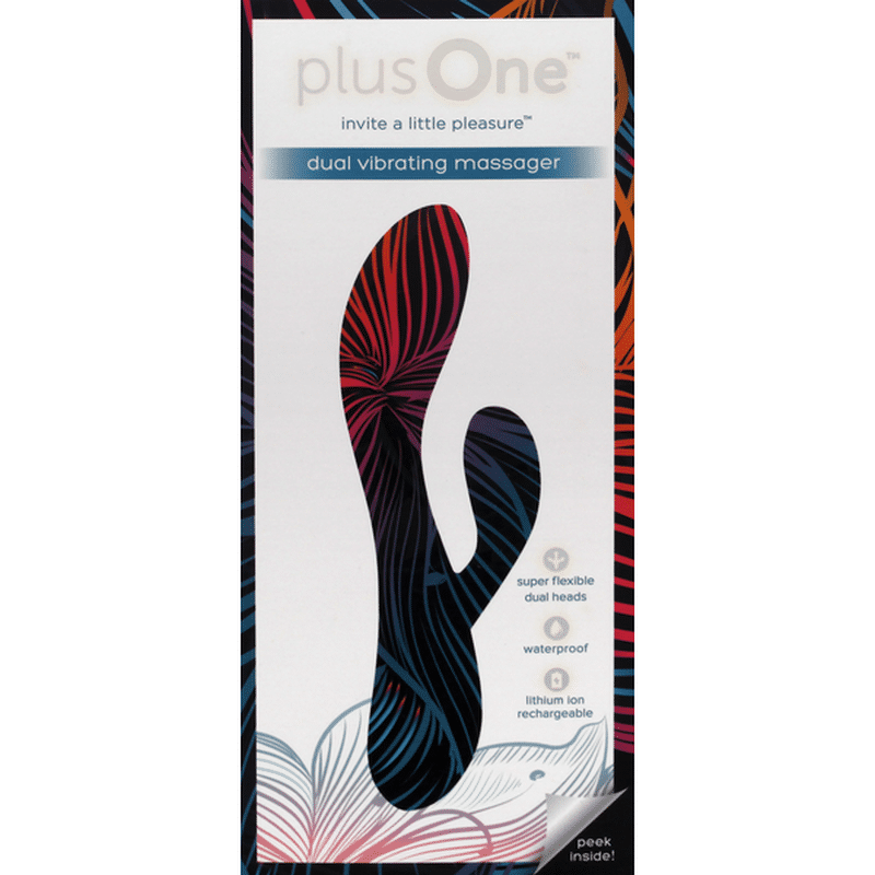 Plusone Dual Vibrating Massager 1 Each Instacart