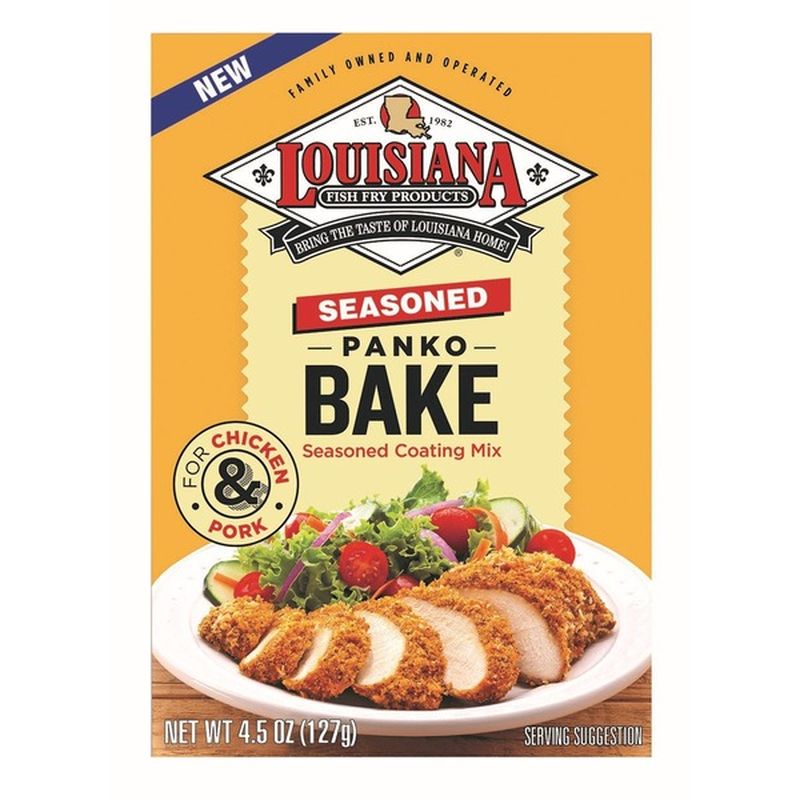 Louisiana Seasoned Panko Bake Seasoned Coating Mix (4.5 oz) - Instacart