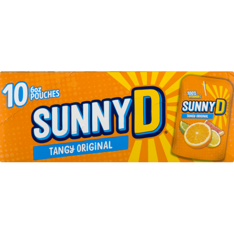 Sunny D Juice, Tangy Original, Box (6 fl oz) - Instacart