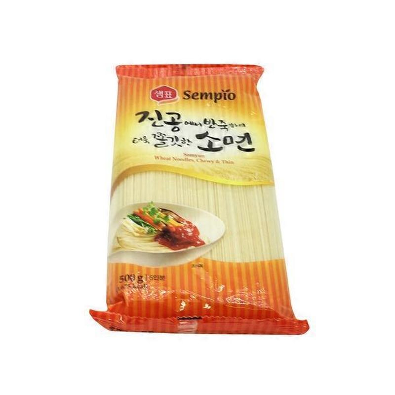 Sempio Somyun Wheat Noodles, Soft & Thin (17.63 oz) - Instacart