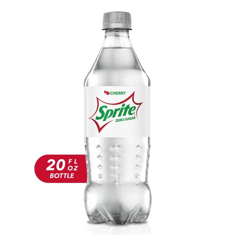 Sprite Zero Cherry, Lemon Lime Cherry Diet Soda Soft Drink (20 oz ...