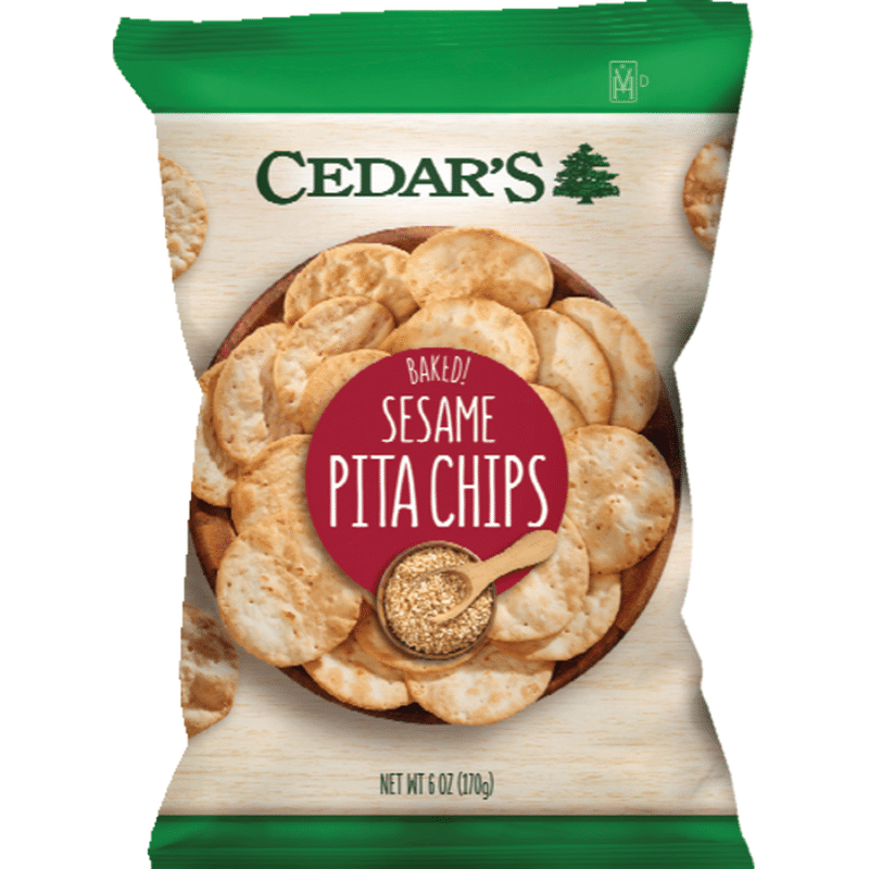 Cedar's Foods Sesame Pita Chips (6 oz) - Instacart