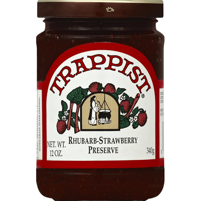 Trappist Preserves Preserve, Rhubarb-Strawberry (12 oz) - Instacart