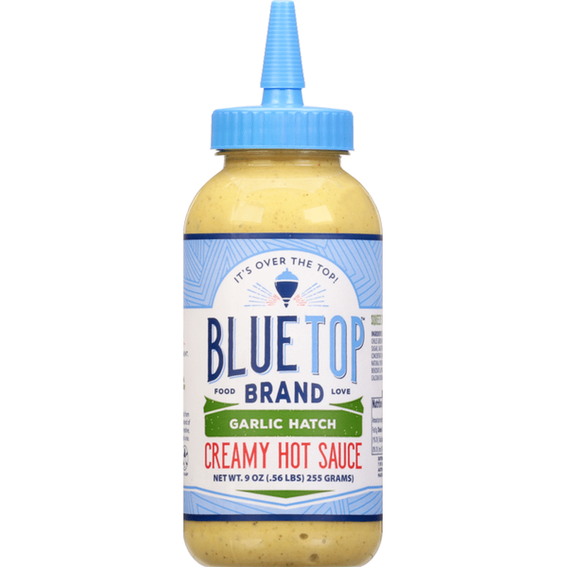 Blue Top Brand Hot Sauce, Garlic Hatch, Creamy (9 oz) - Instacart