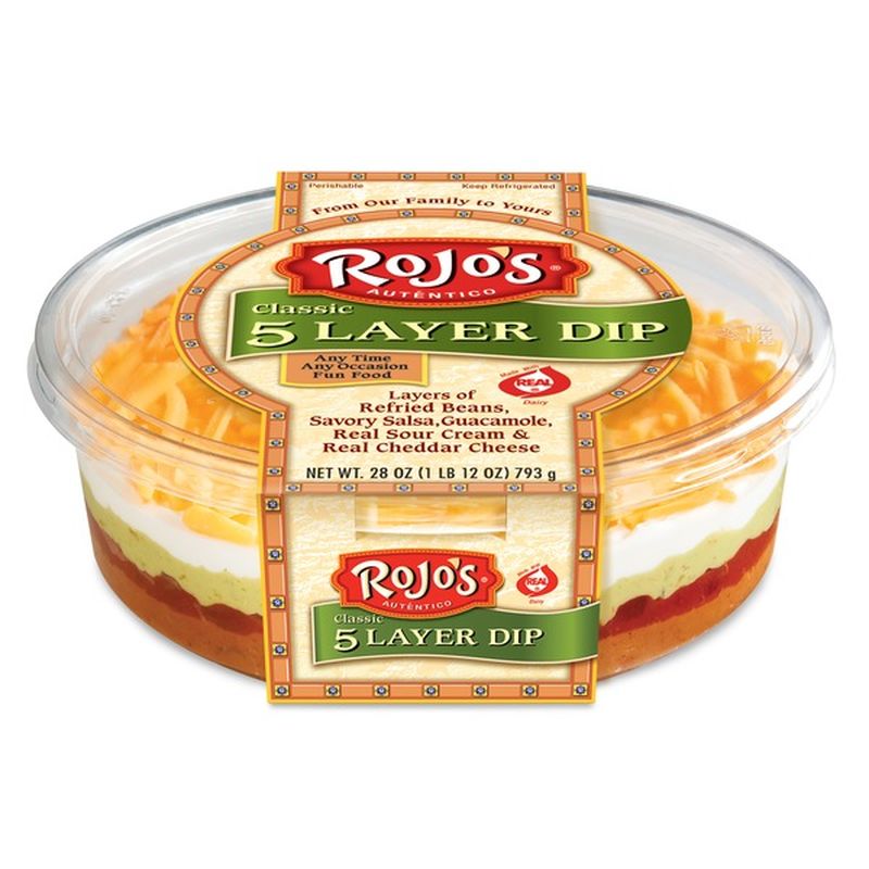 Rojos 5 Layer Dip, Classic (28 oz) - Instacart