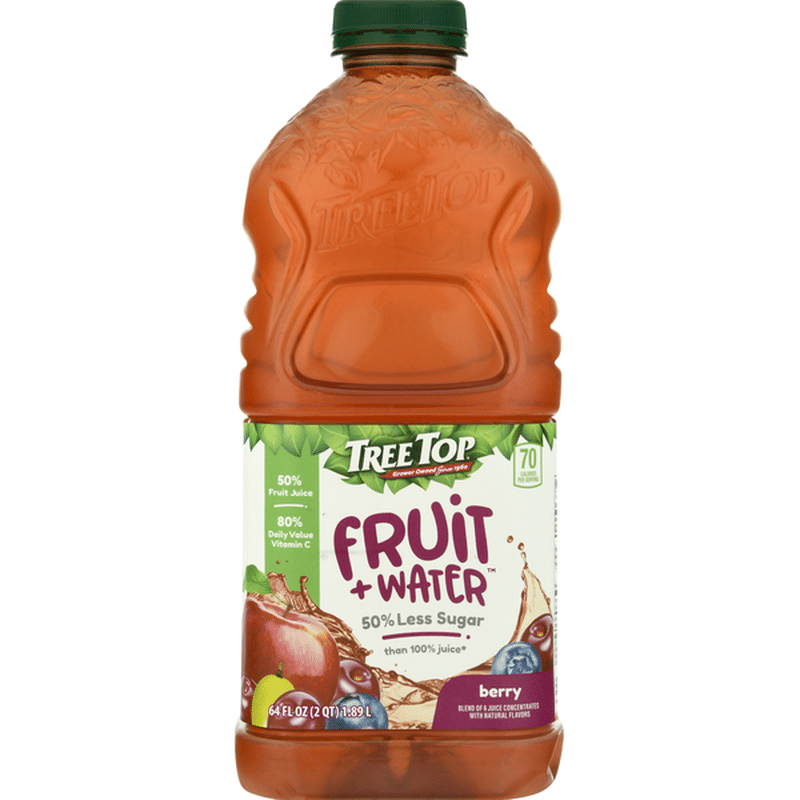 Tree Top Fruit + Water, Berry (64 oz) - Instacart