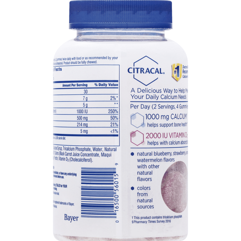 Citracal Calcium Supplement, +D3, Gummies (70 each) - Instacart
