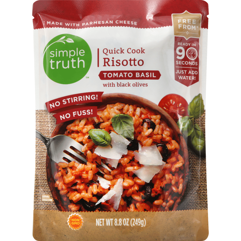 Simple Truth Risotto, Tomato Basil with Black Olives (8.8 oz) - Instacart
