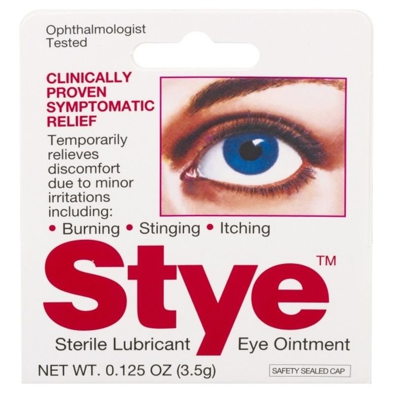 Stye Eye Ointment, Sterile Lubricant (0.125 oz) - Instacart
