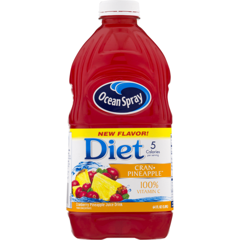 Ocean Spray Diet Cran Pineapple Juice Drink (64 oz) from FoodsCo ...