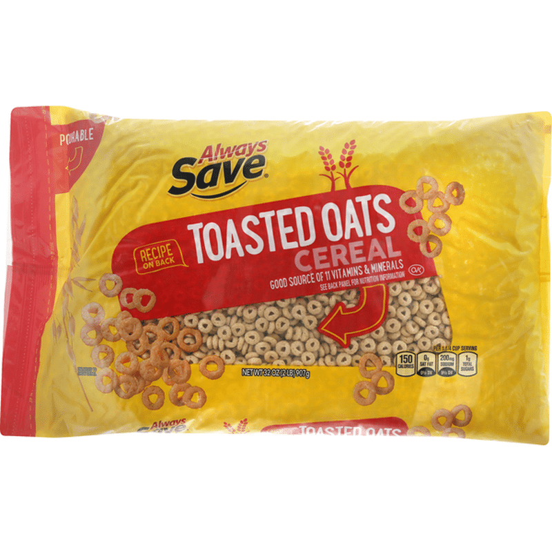 Always Save Cereal, Toasted Oats (32 oz) - Instacart