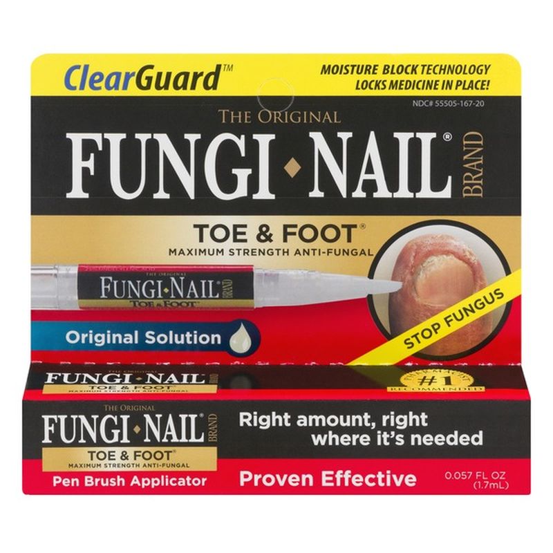 Fungi Nail Anti-Fungal Solution Pen Brush Applicator (1.7 ml) - Instacart