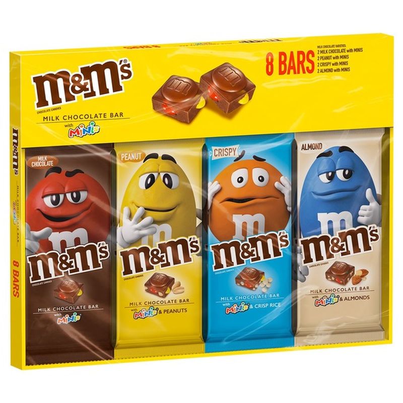 M&M'S Chocolate Candy Bars With Minis Variety Pack (8 ct) - Instacart