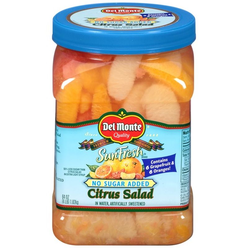 Del Monte Citrus Salad, No Sugar Added (64 oz) - Instacart