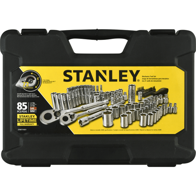 Stanley Mechanics Tool Set, 85 Piece (1 each) - Instacart