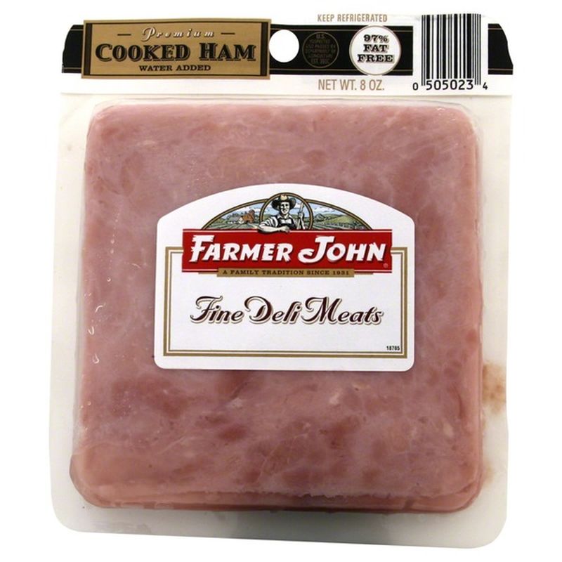 Farmer John Fine Deli Meats, Cooked Ham (8 oz) - Instacart