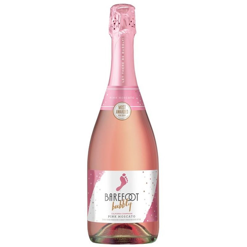 Barefoot Sparkling Pink Moscato (750 ml) - Instacart