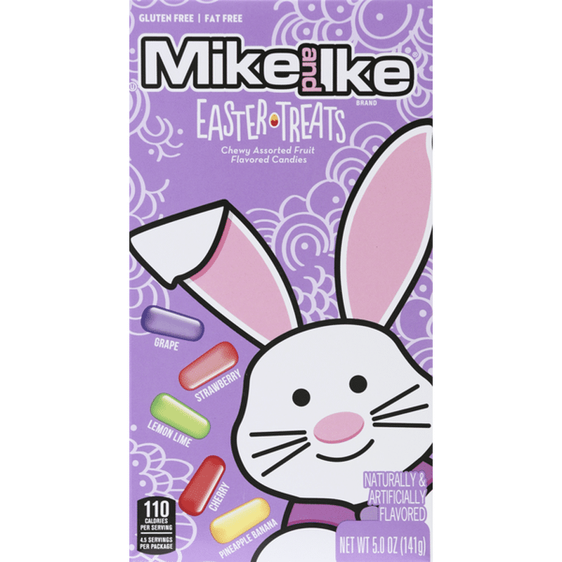 Mike and Ike Flavored Candies, Chewy, Assorted Fruit (5 oz) - Instacart