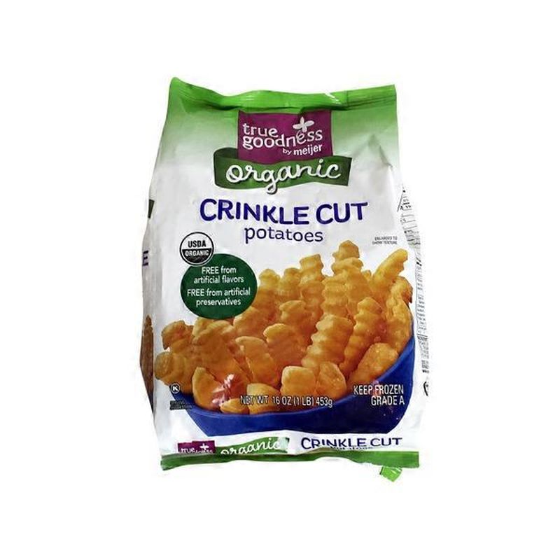 meijer true goodness Organic crinkle cut FRENCH FRIED POTATOES (16 oz ...