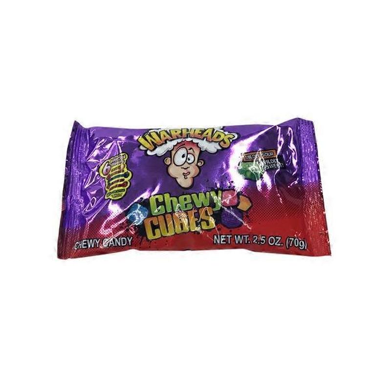 Warheads Chewy Cubes Orange, Watermelon, Blue Raspberry, Black Cherry ...