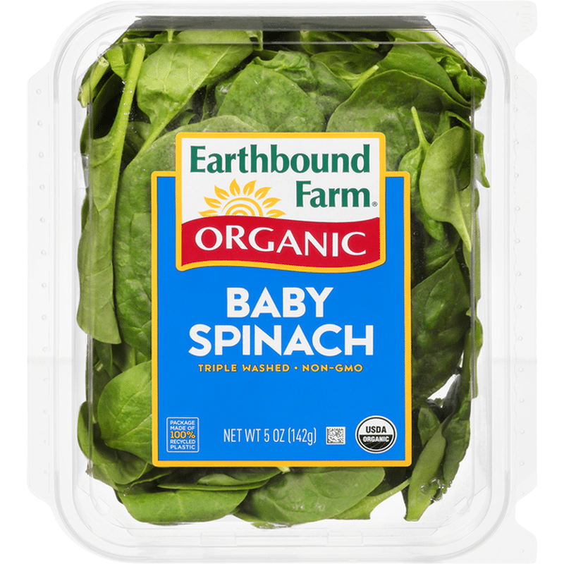Earthbound Farms Organic Baby Spinach (5 oz container) - Instacart