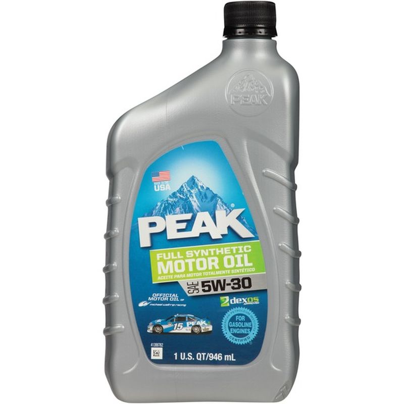 Peak Full Synthetic SAE 5W-30 Motor Oil (1 qt) - Instacart