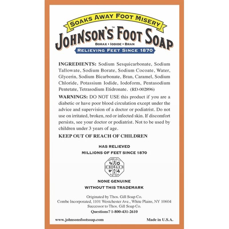 Johnson & Johnson Foot Soap (8 each) - Instacart