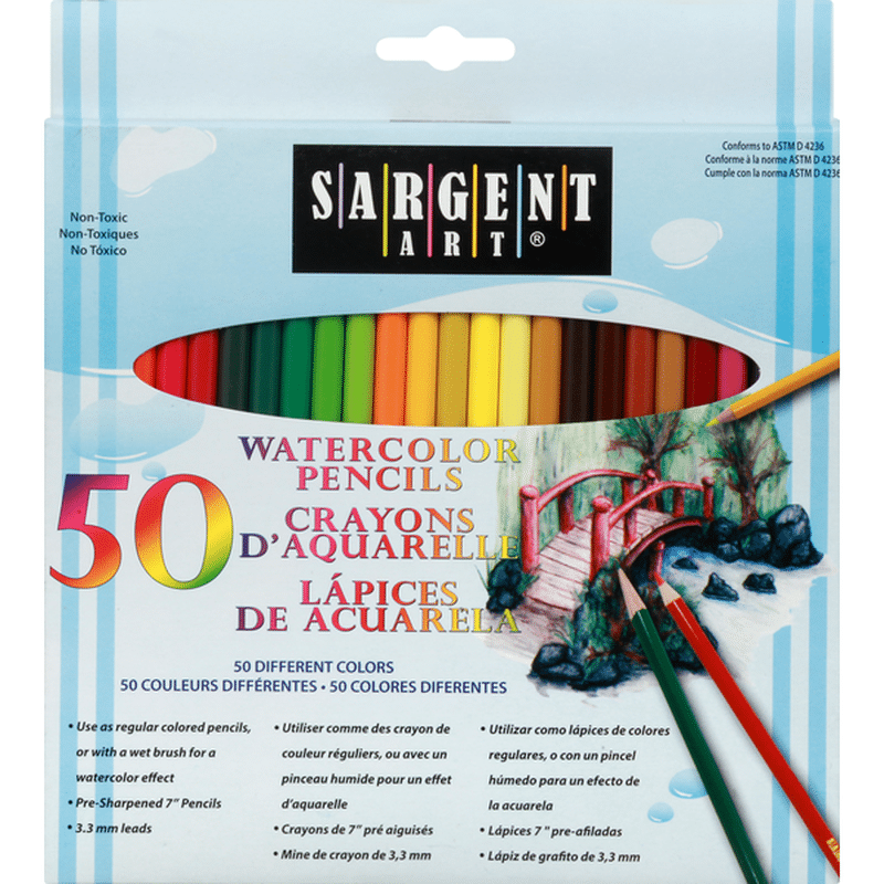 Sargent Art Watercolor Pencils (50 each) - Instacart