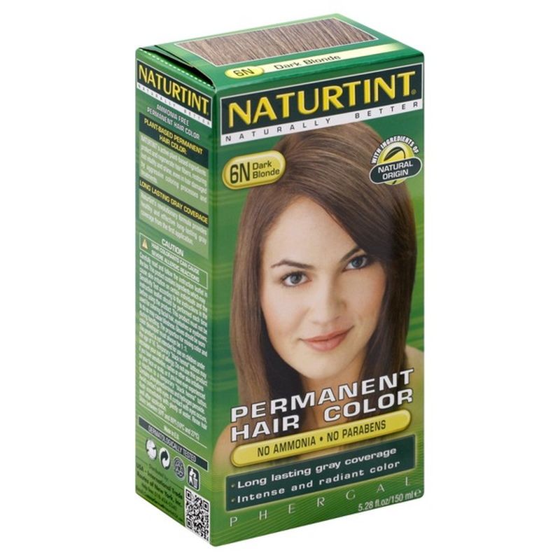 Naturtint Hair Color, Permanent, Dark Blonde 6N (5.28 each) - Instacart