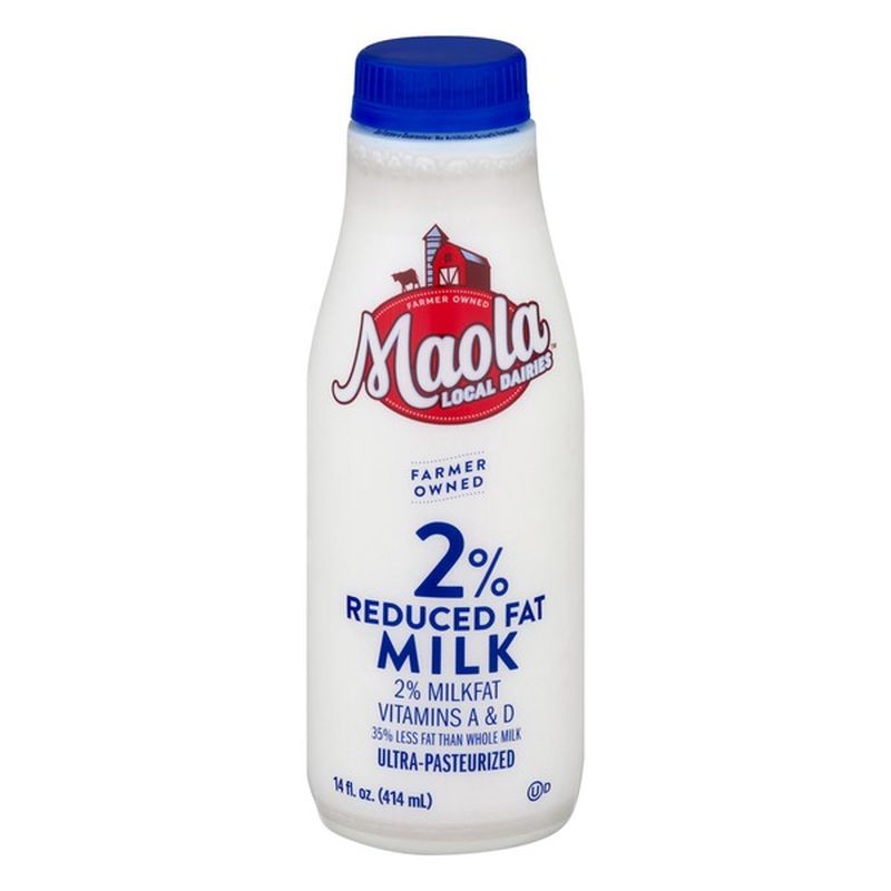 Maola 2% Reduced Fat Milk (14 fl oz) - Instacart