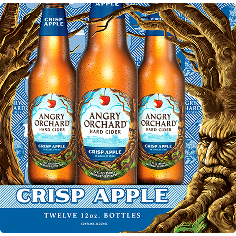 Angry Orchard Crisp Apple Hard Cider, Spiked (12 fl oz) Delivery or ...