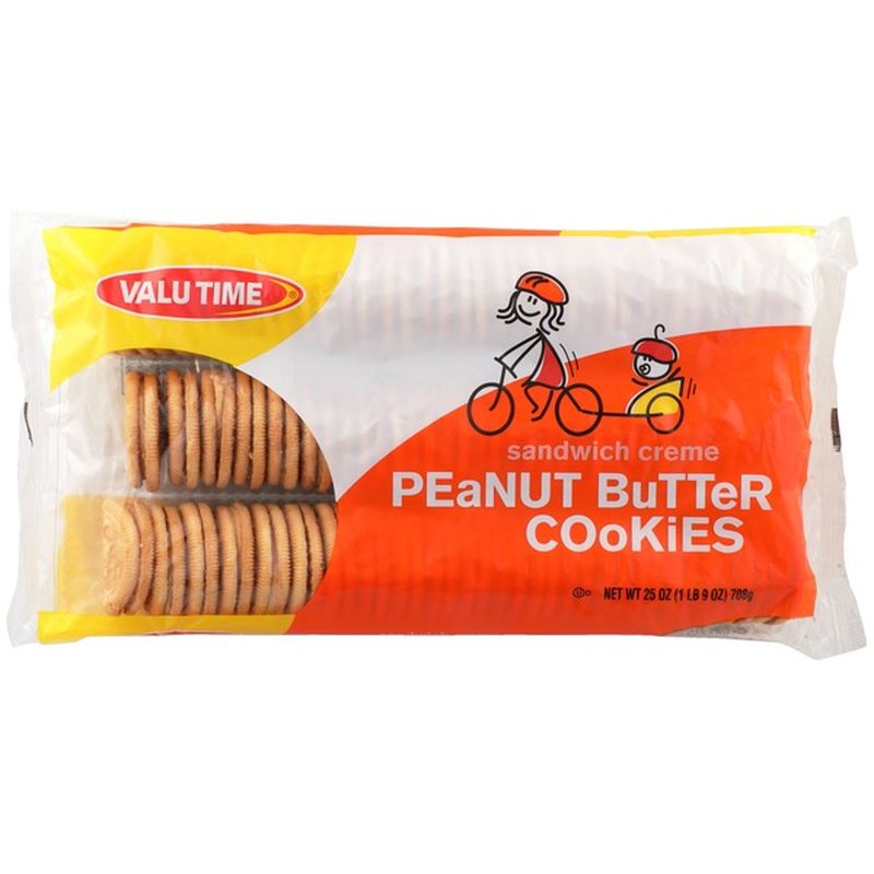 Valu Time Sandwich Creme Peanut Butter Cookies (25 oz) Delivery or ...
