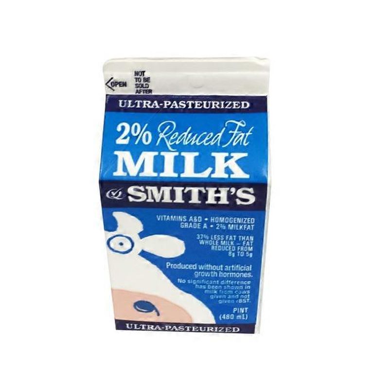 Smith's Reduced Fat 2% Milk (1 pt) - Instacart