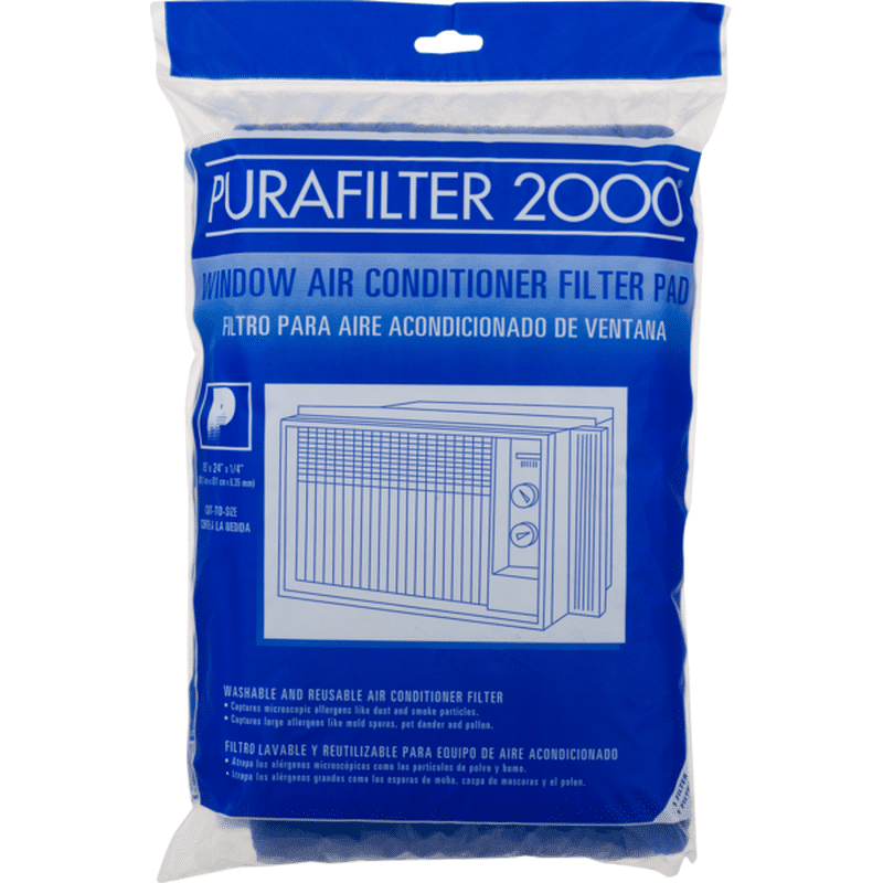 Purafilter 2000 Filter Pad, Window Air Conditioner, Bag (1 ct) - Instacart