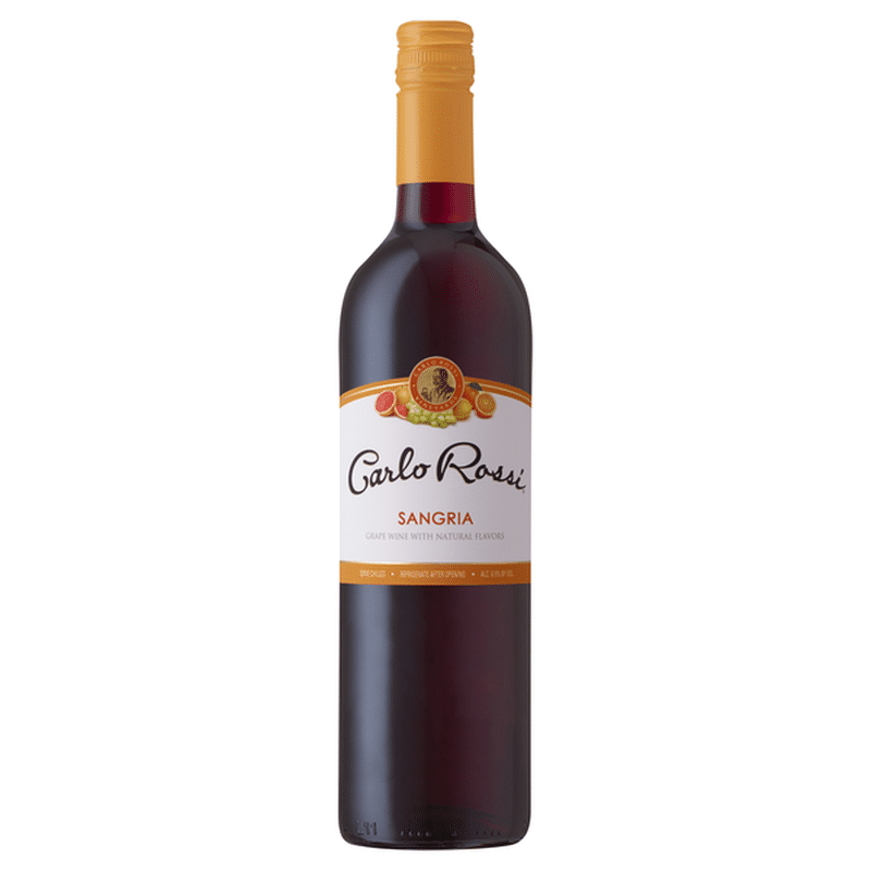 Carlo Rossi Sangria Red Wine (750 ml) - Instacart
