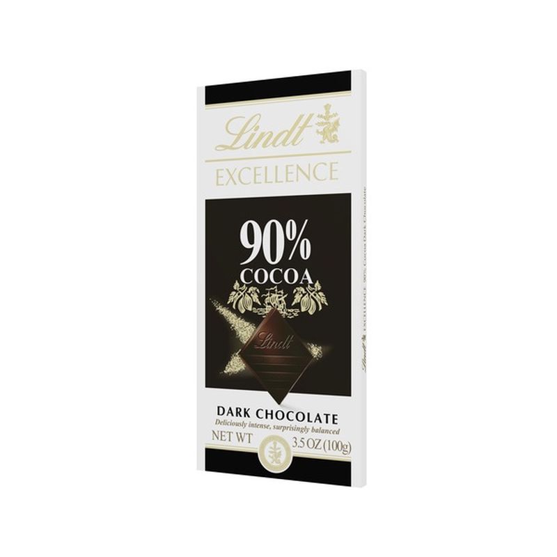 Lindt Excellence 90% Cocoa Supreme Dark Chocolate Bar (3.5 oz) - Instacart