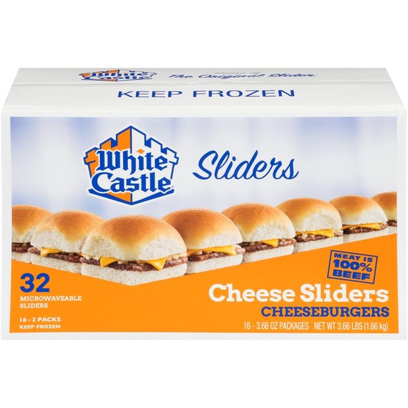 White Castle Sliders, Classic Cheese (32 each) Delivery or Pickup Near ...