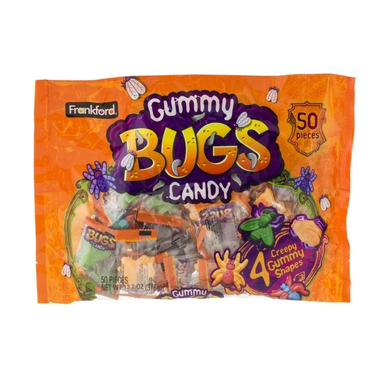Frankford Candy Frankford Gummy Bugs Candy - 50 CT (13.2 oz) - Instacart