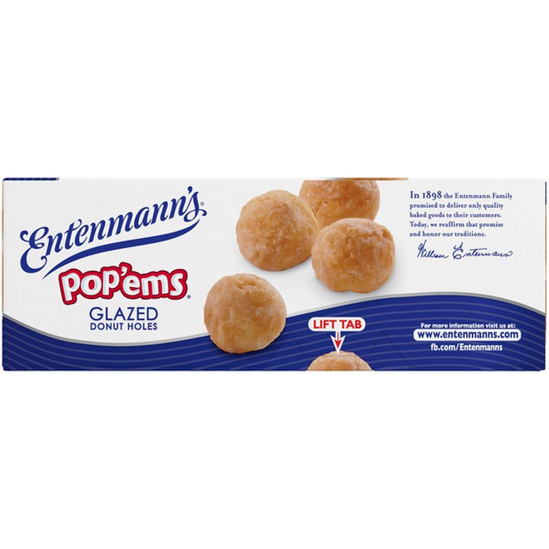 Entenmann's Glazed Donut Pop'ems (15 oz) - Instacart