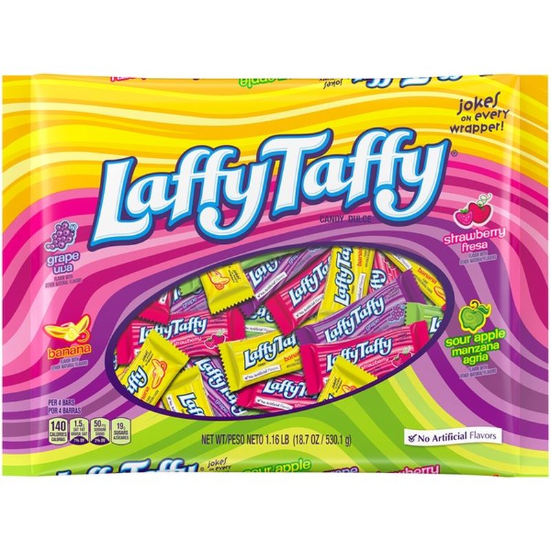 Laffy Taffy Strawberry/Banana/Grape/Sour Apple Sugar Candy (18.7 oz ...