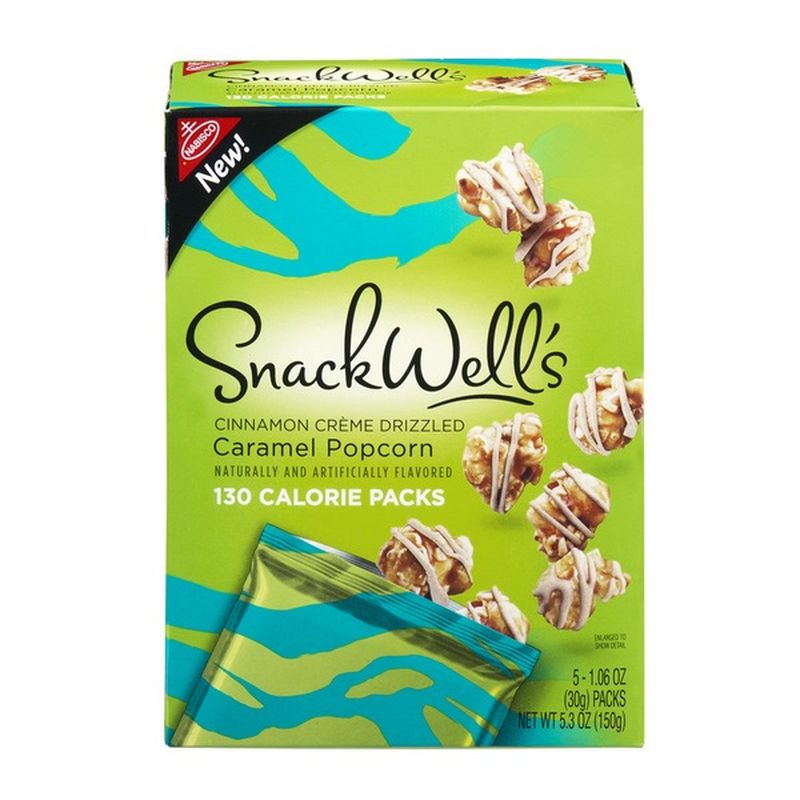 SnackWell's Nabisco Snack Well's Caramel Popcorn - 5 CT (1.06 oz ...