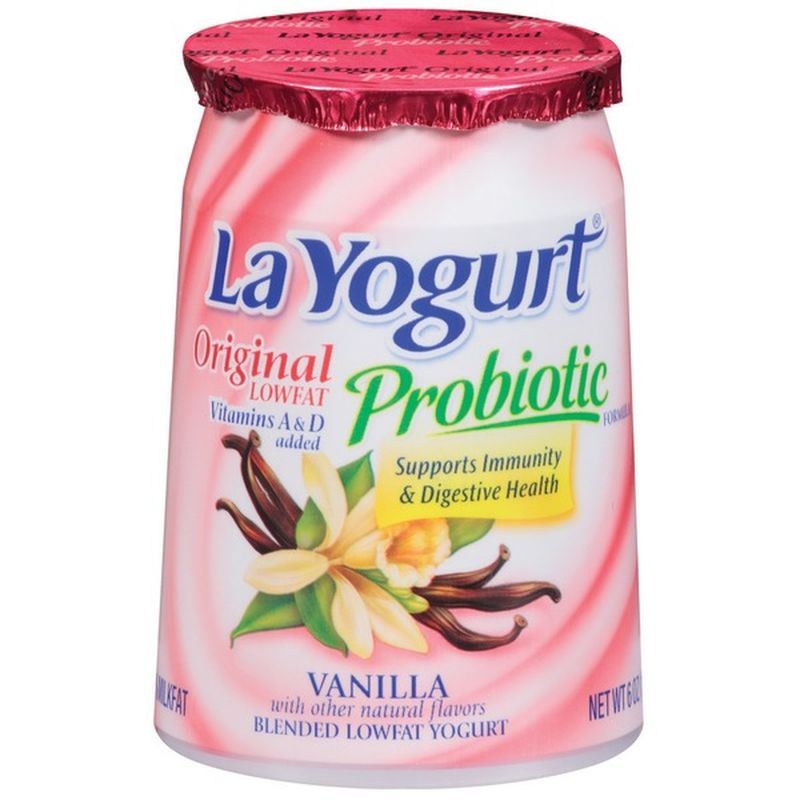 La Yogurt Yogurt, Lowfat, Blended, Original, Vanilla (6 oz) - Instacart