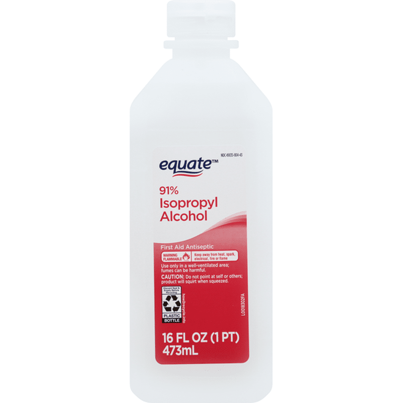 Equate Isopropyl Alcohol, 91% (16 oz) - Instacart