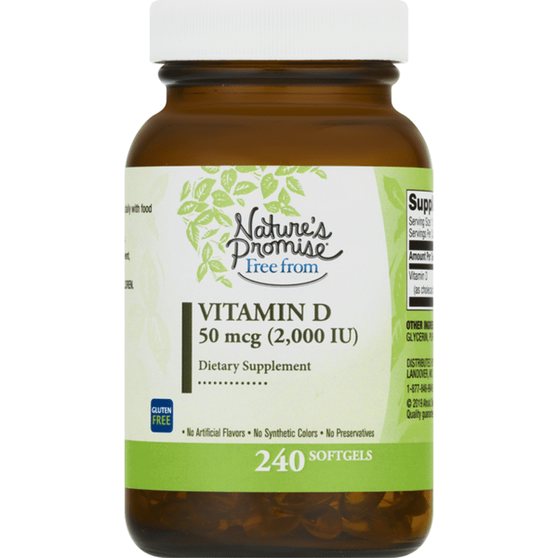 Nature's Promise Vitamin D Dietary Supplement (240 each) - Instacart
