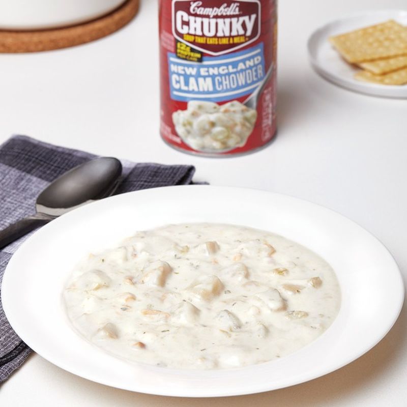 Campbell's® Chunky® New England Clam Chowder (18.8 oz) - Instacart