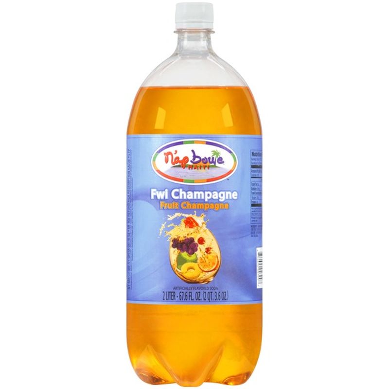 N'ap Boule Fruit Champagne Soda (67.6 fl oz) - Instacart