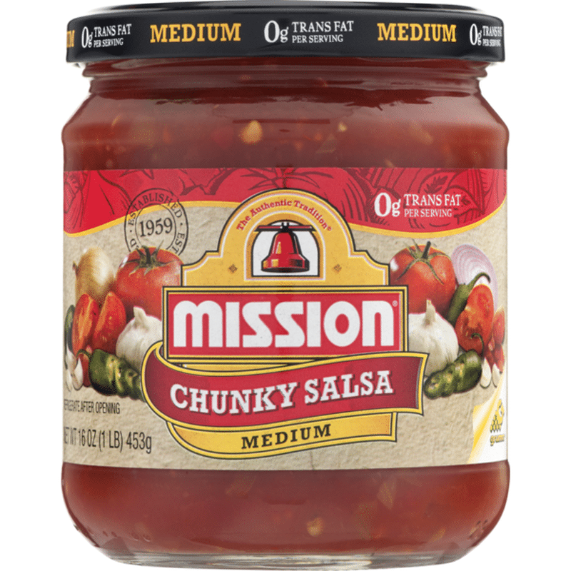 Mission Medium Chunky Salsa (16 oz) - Instacart