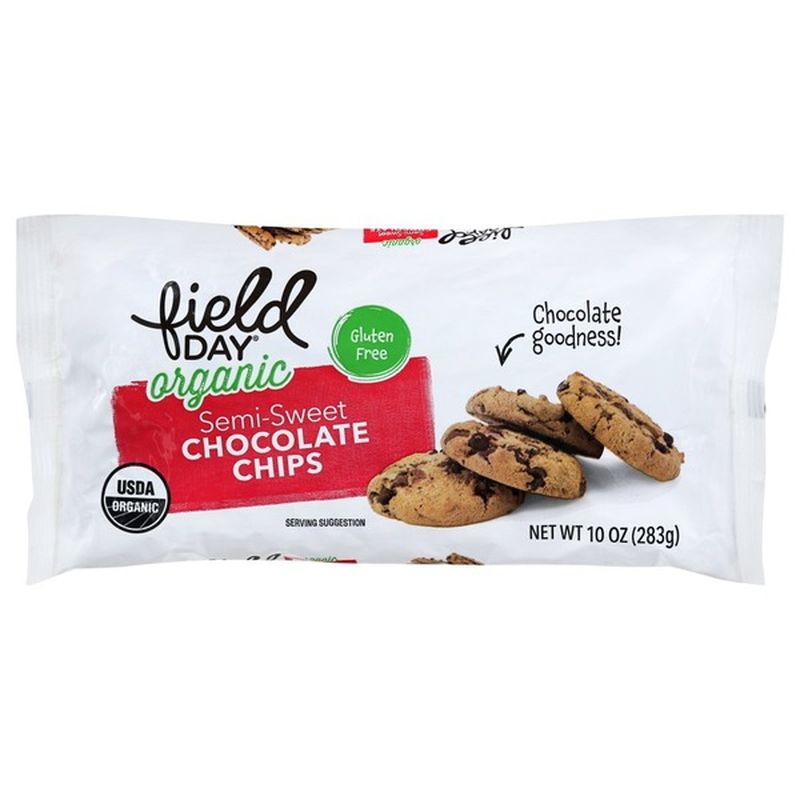 Field Day Chocolate Chips, Organic, Semi-Sweet (10 oz) - Instacart