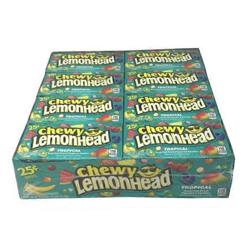 Lemonhead Tropical Chewy Fruit Candy (24 ct) - Instacart