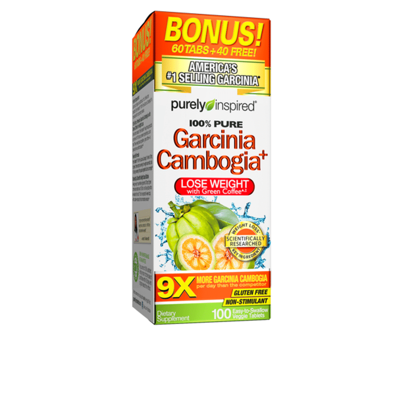 Pure Xen Garcinia Cambogia Plus, Non-Stimulant, Veggie Caplets (120 ...